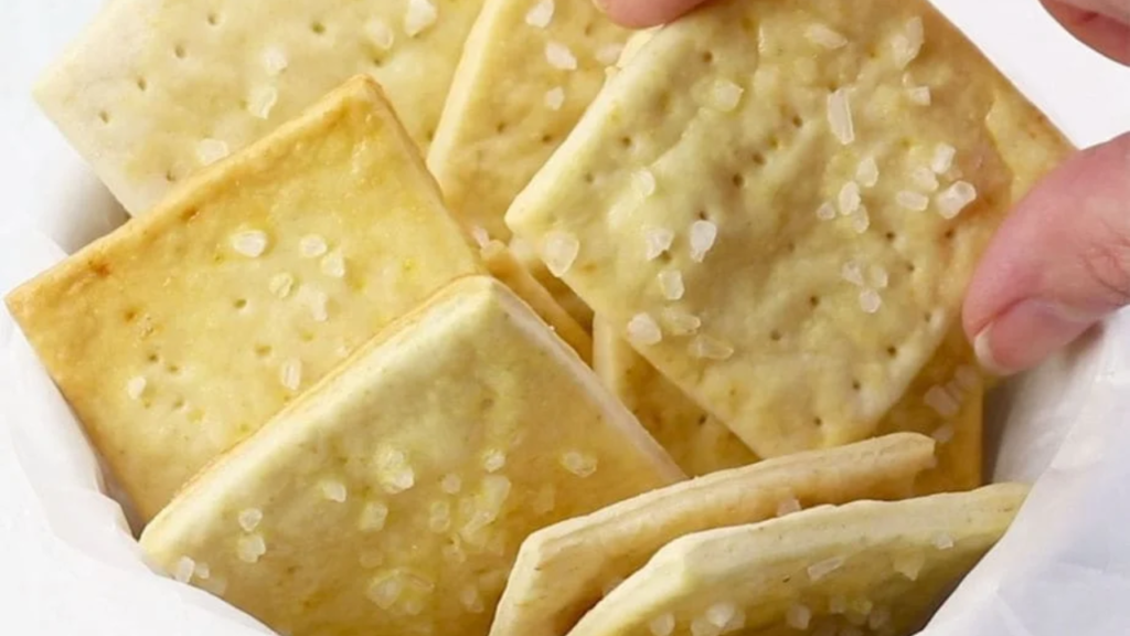 Homemade Saltine Crackers Recipe - Mostly About Food – Simple Homemade ...