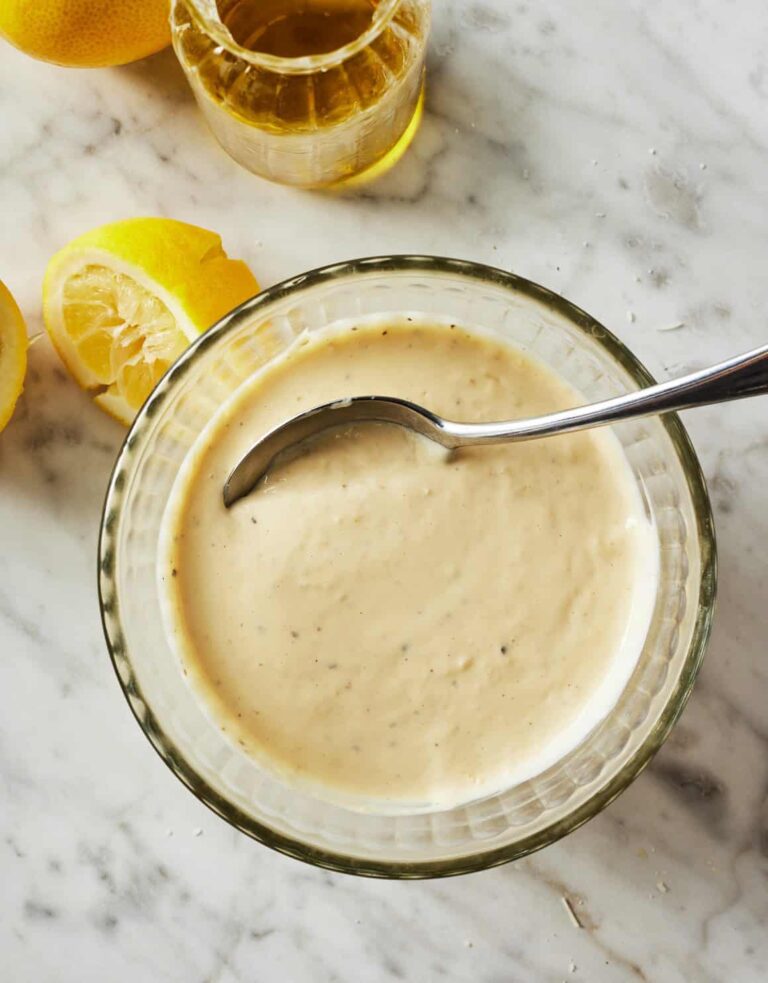 Homemade Caesar Dressing Recipe (With the Goodness of Garlic) - Mostly ...